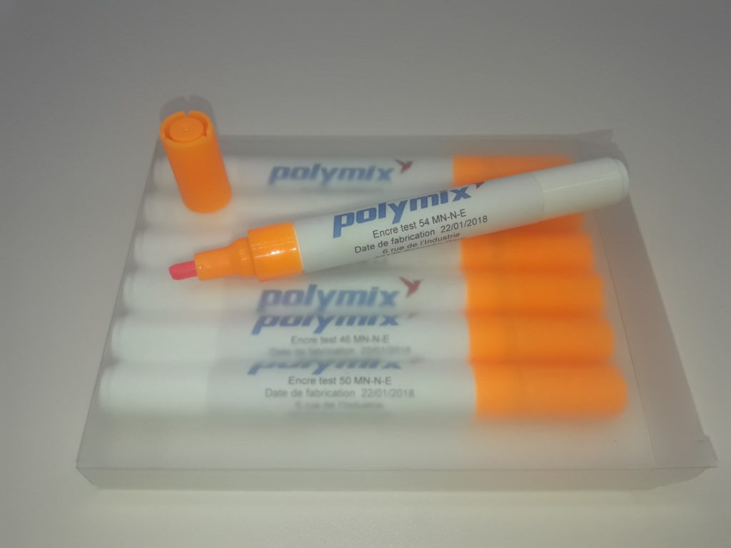 Ink test and test pen of surface tension | Polymix